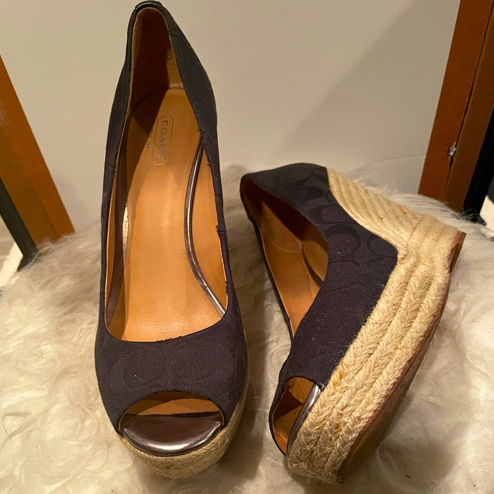 Authentic Coach Wedges - Gem